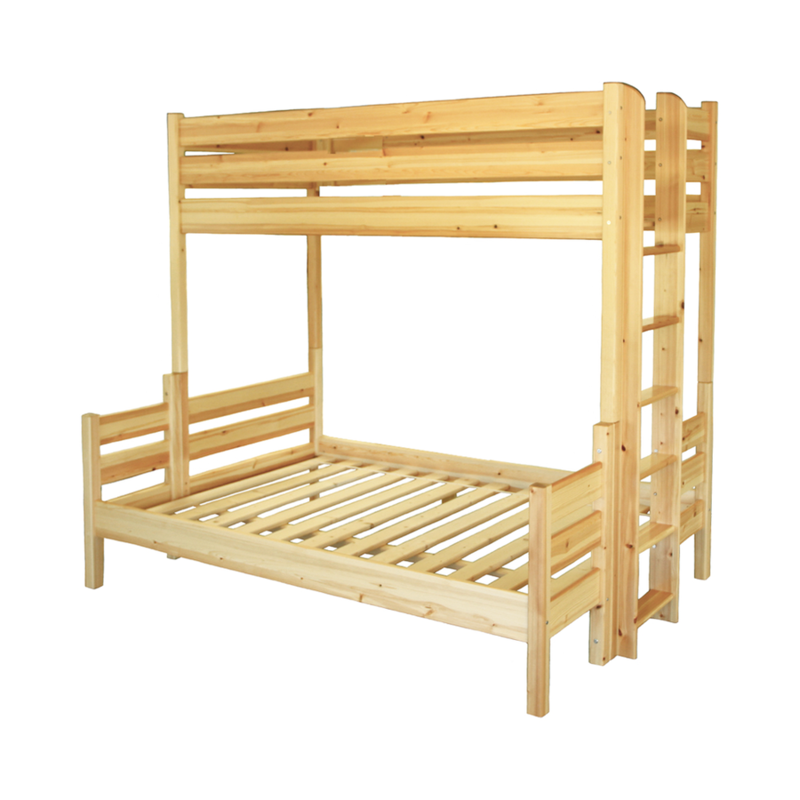 Leo Geschwisterbett Hochbett 90x200/140x200cm | 2 Etagenbett | Kinderb ...